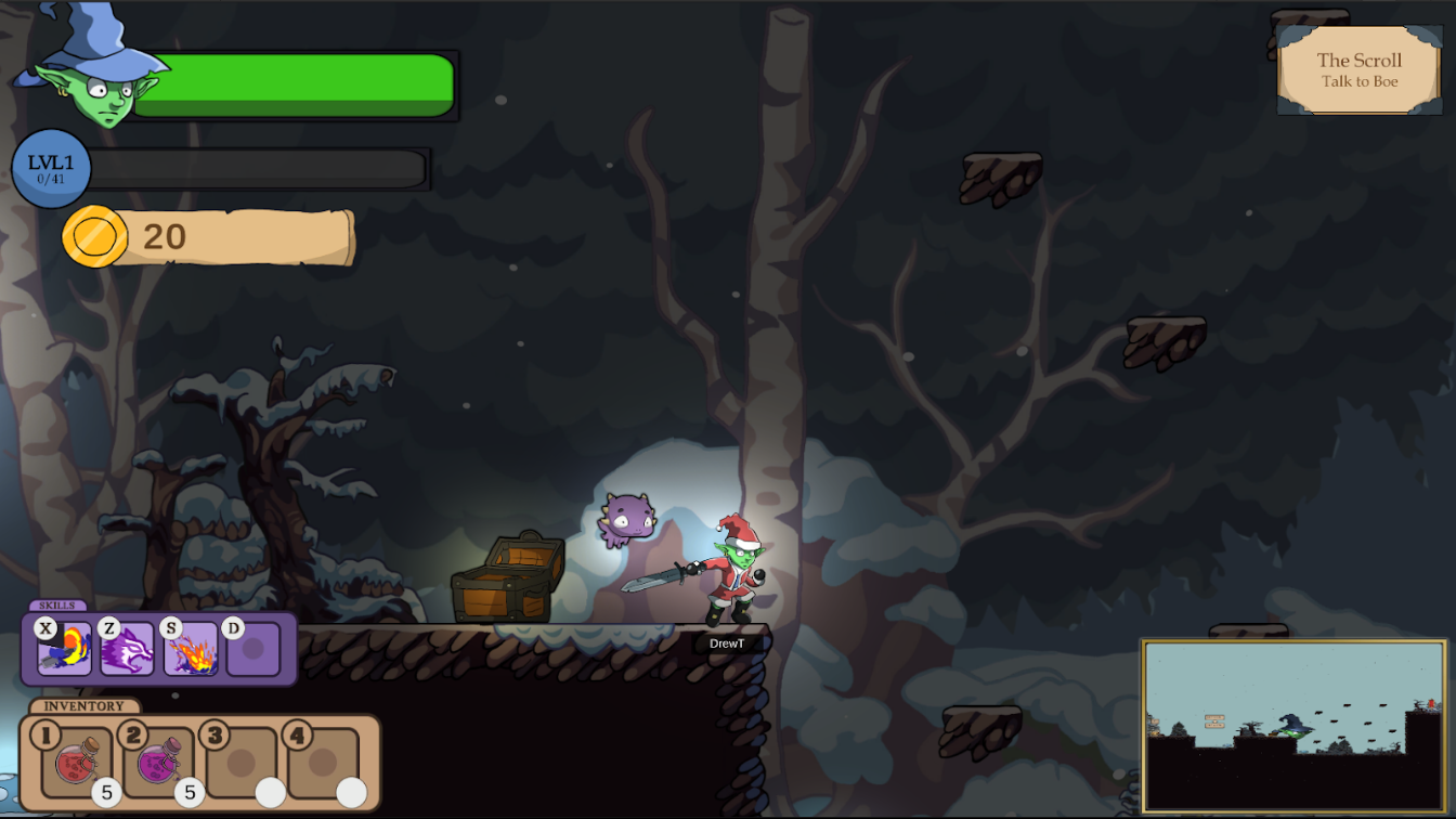 Goblin Hero 2D – 64-bit drew